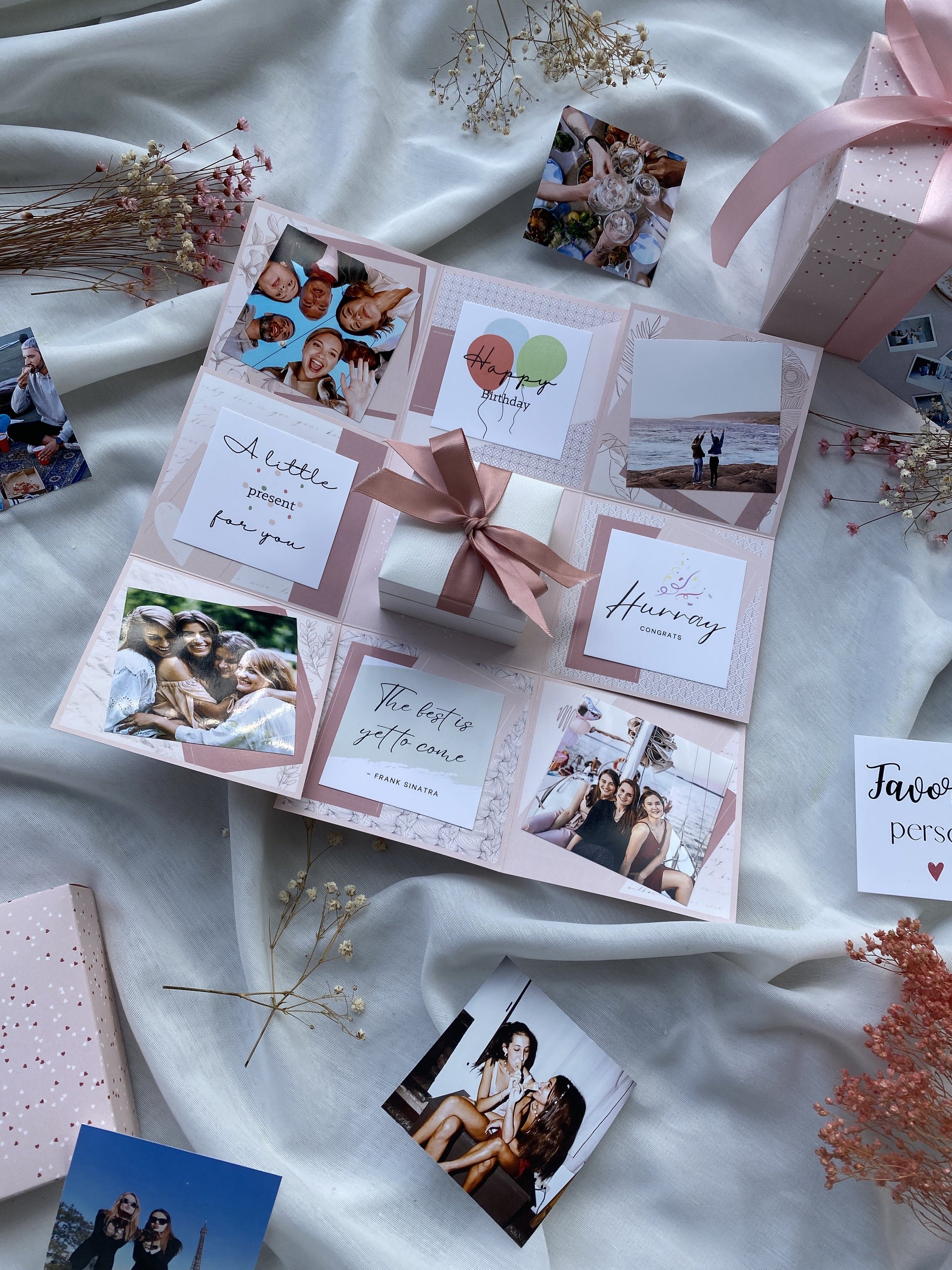Personalisierte Papier-Geschenkboxen für besondere Anlässe – Immery